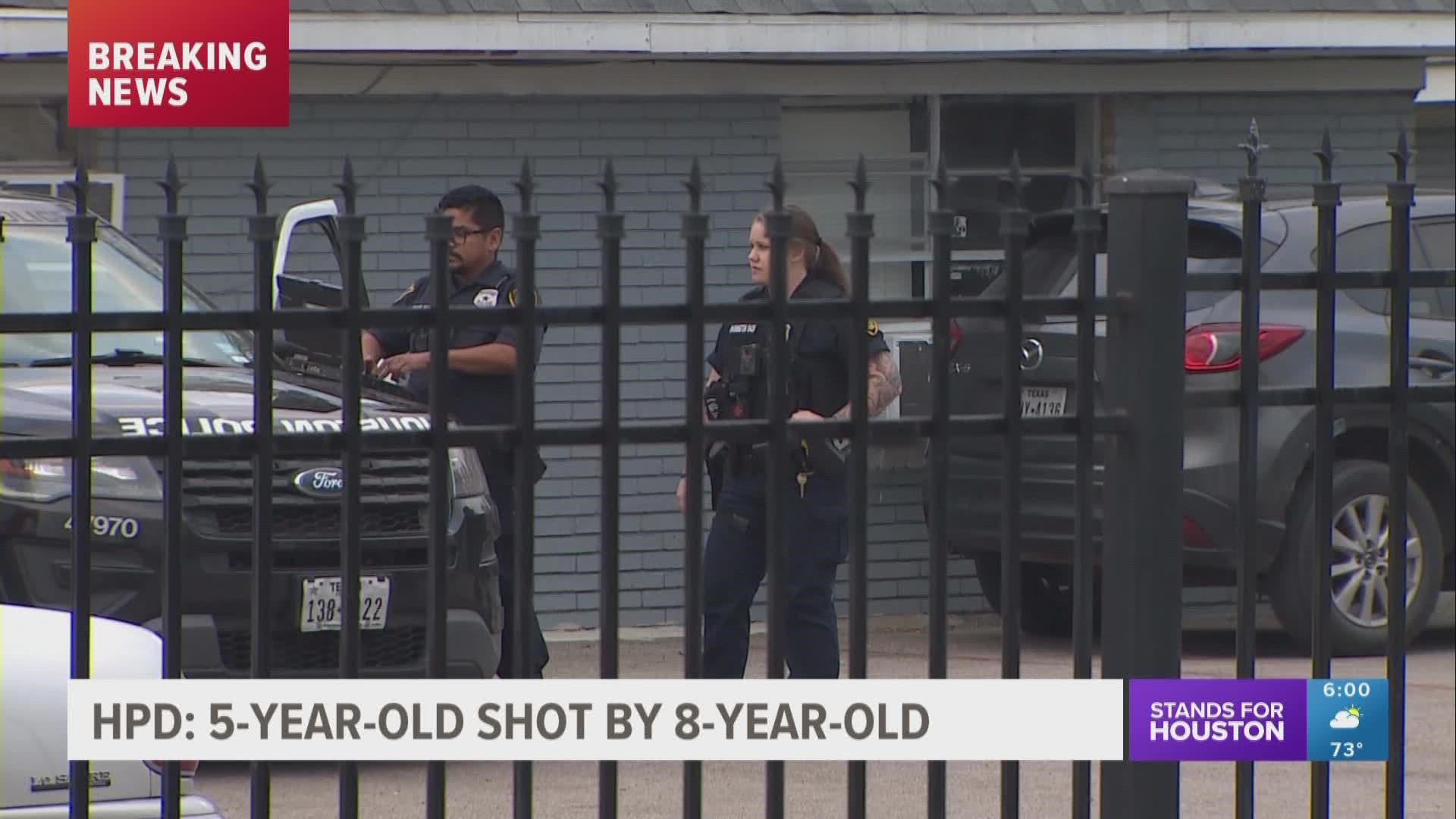 Hpd 5 Year Old In Critical Condition After Being Shot By 8 Year Old At