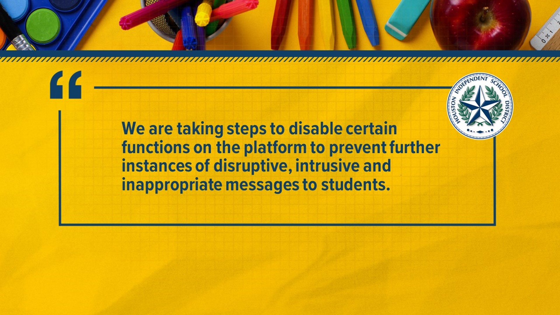 HISD investigating 'inappropriate communications' to students | khou.com