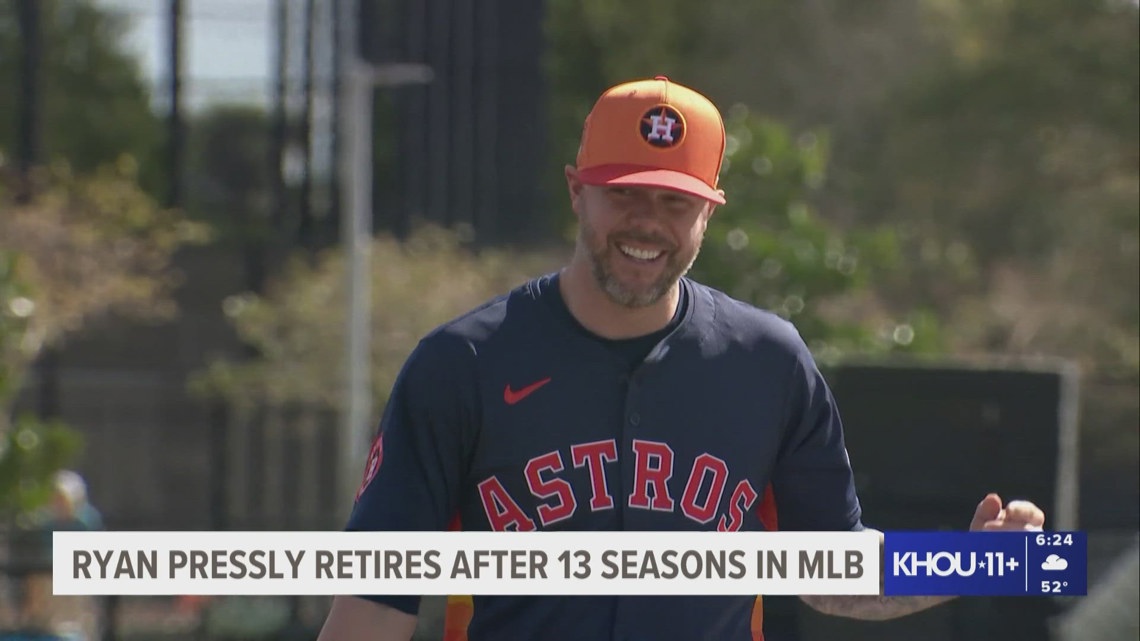 Former Houston Astros closer Ryan Pressly announces retirement | khou.com