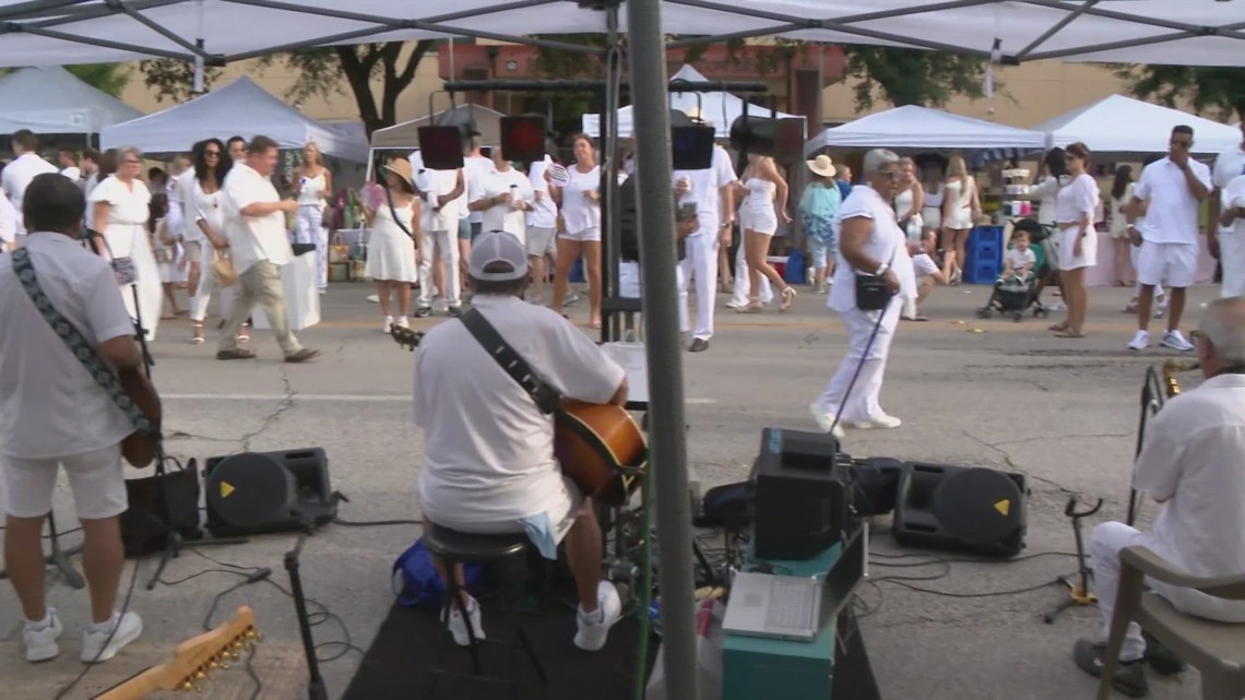 White Linen Night draws thousands to Houston Heights | khou.com