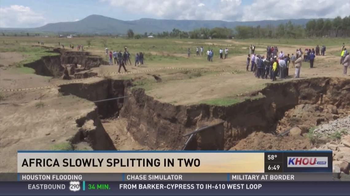 Africa splitting in two -- eventually | khou.com