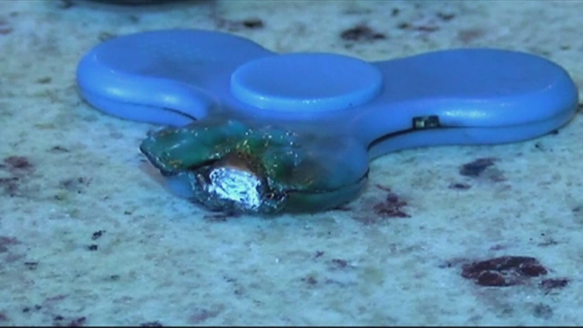 Mother claims son's fidget spinner burst into flames | khou.com