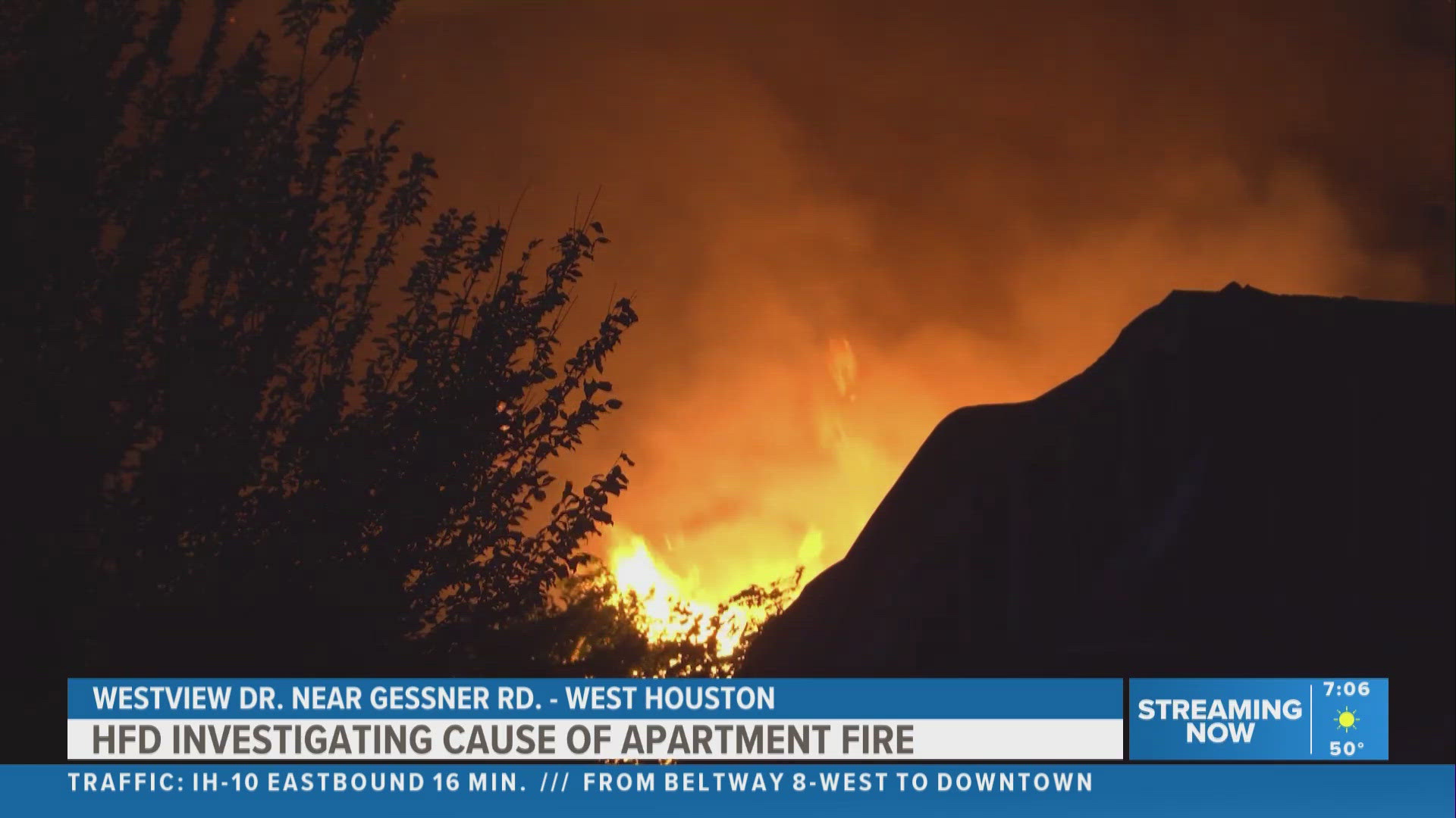 HFD investigating cause of apartment fire in west Houston | khou.com
