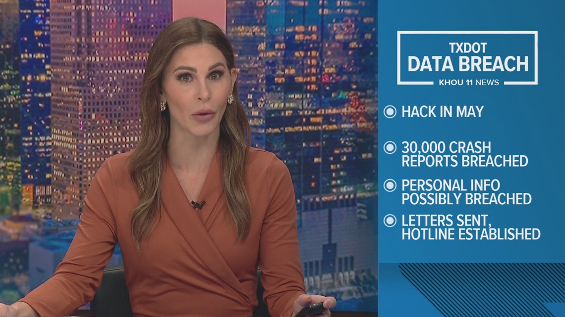 TxDOT crash report data breach may lead to identity theft | khou.com