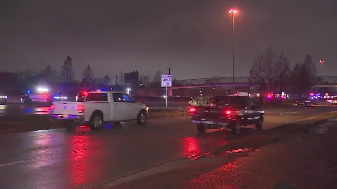 HPD patrol unit hits, kills pedestrian crossing East Freeway, police ...