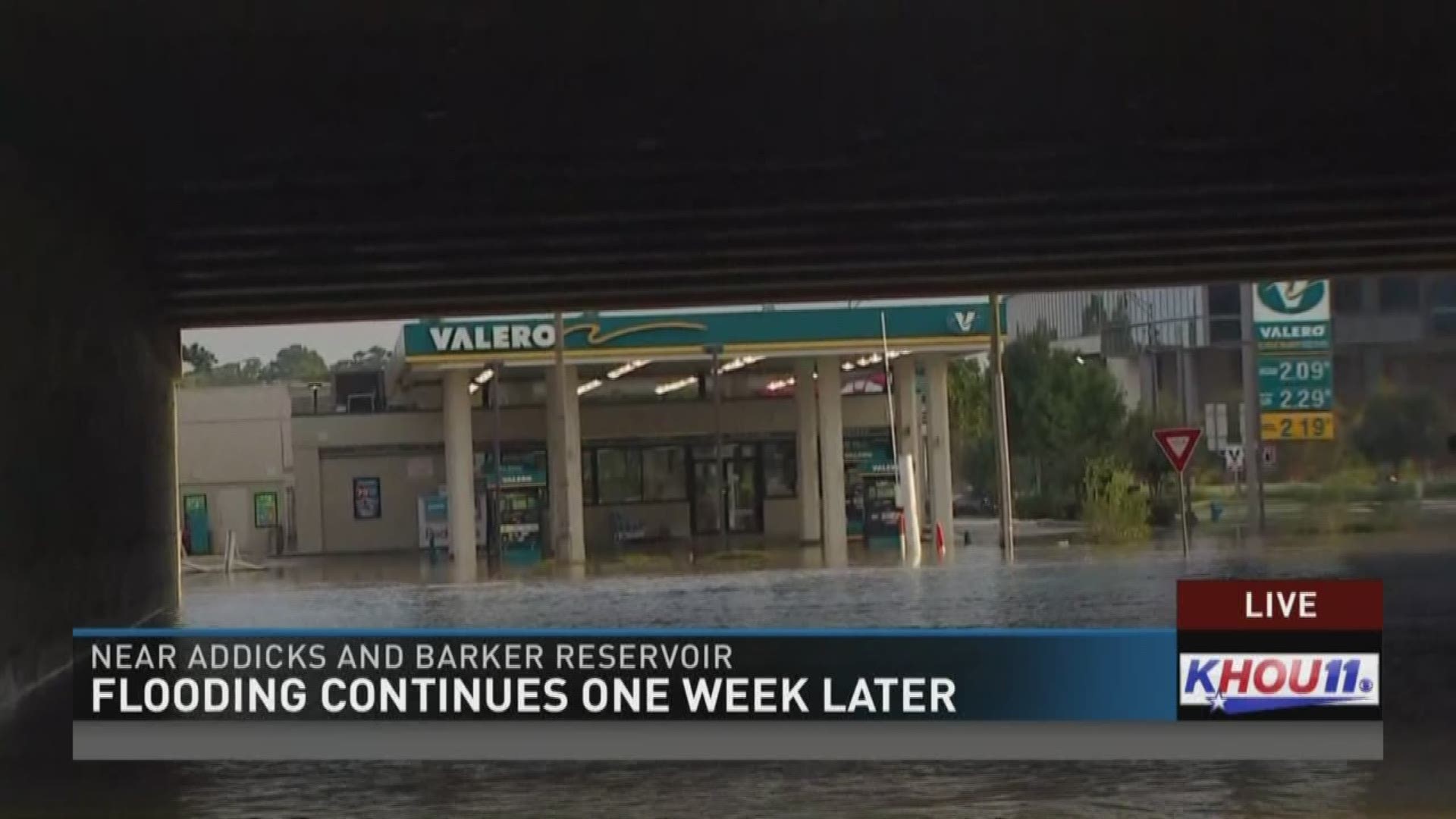 Flooding continues one week later near Addicks and Barker reservoir ...