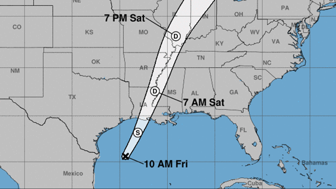 Tropical Depression 17 forms in western Gulf of Mexico, no threat to ...