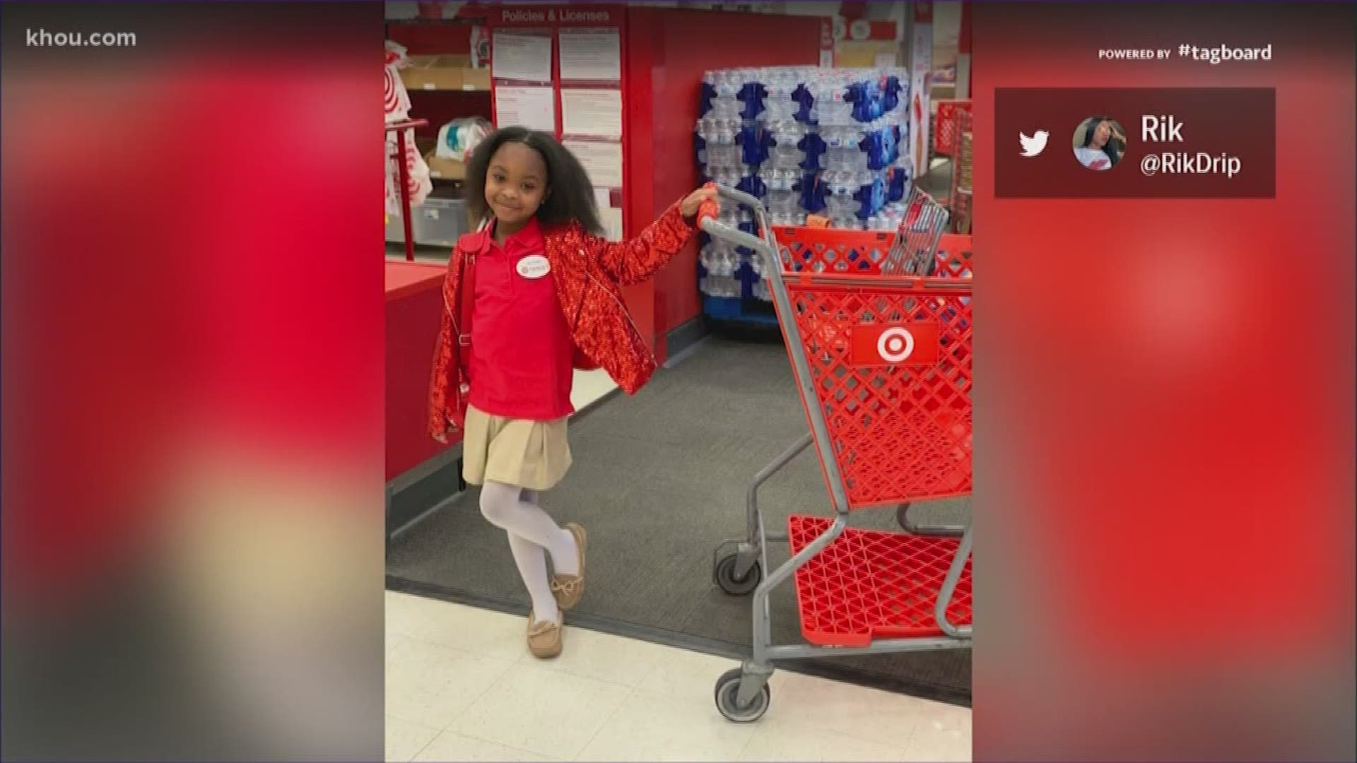 8-year-old girl celebrates birthday at Georgia Target | khou.com