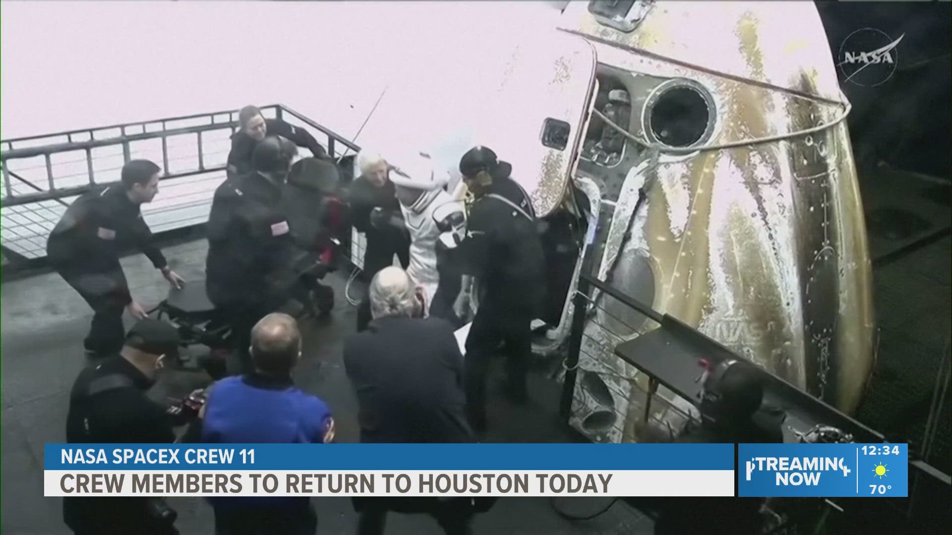 NASA Crew 11 members to return to Houston after a safe splashdown ...