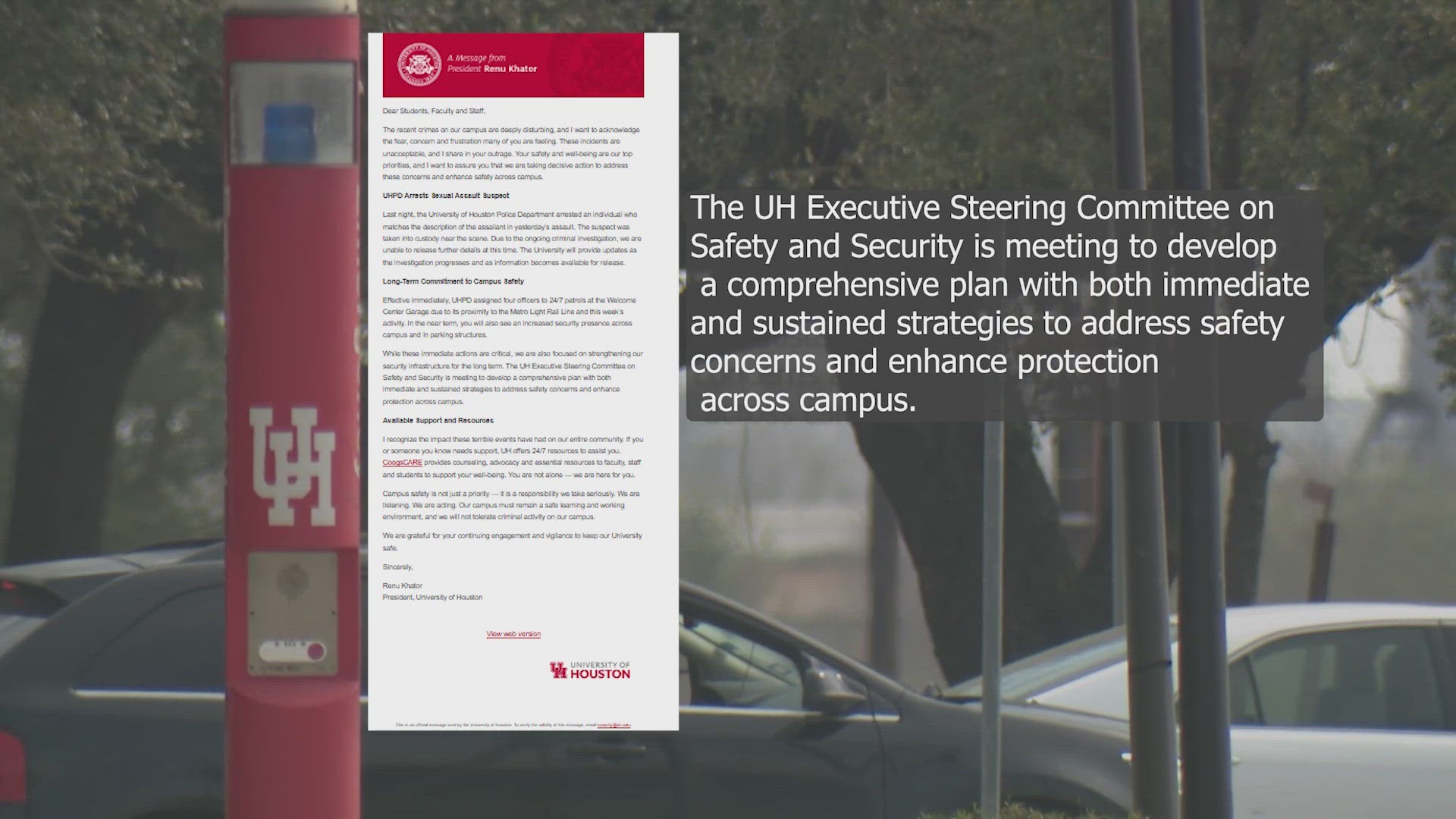 University of Houston increasing security after string of crimes on ...