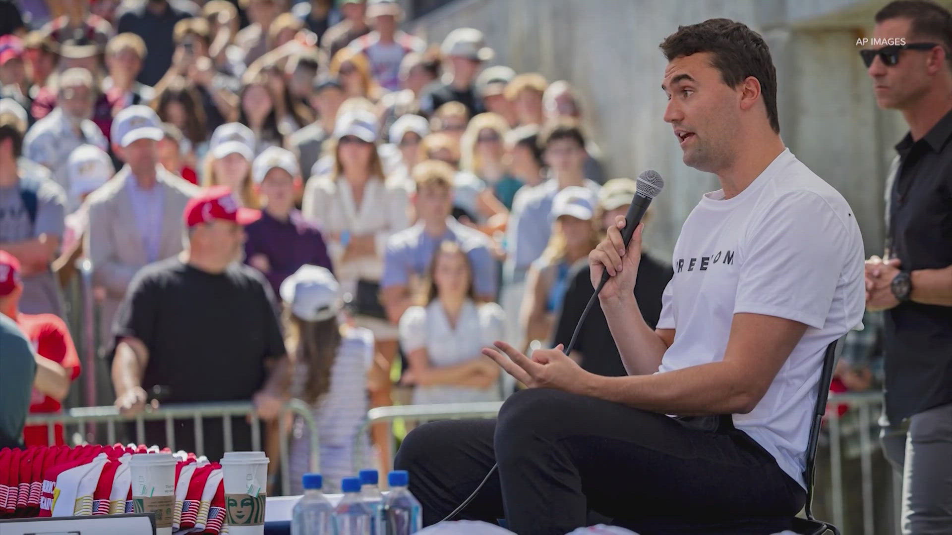 Charlie Kirk shot, killed at event in Utah | khou.com