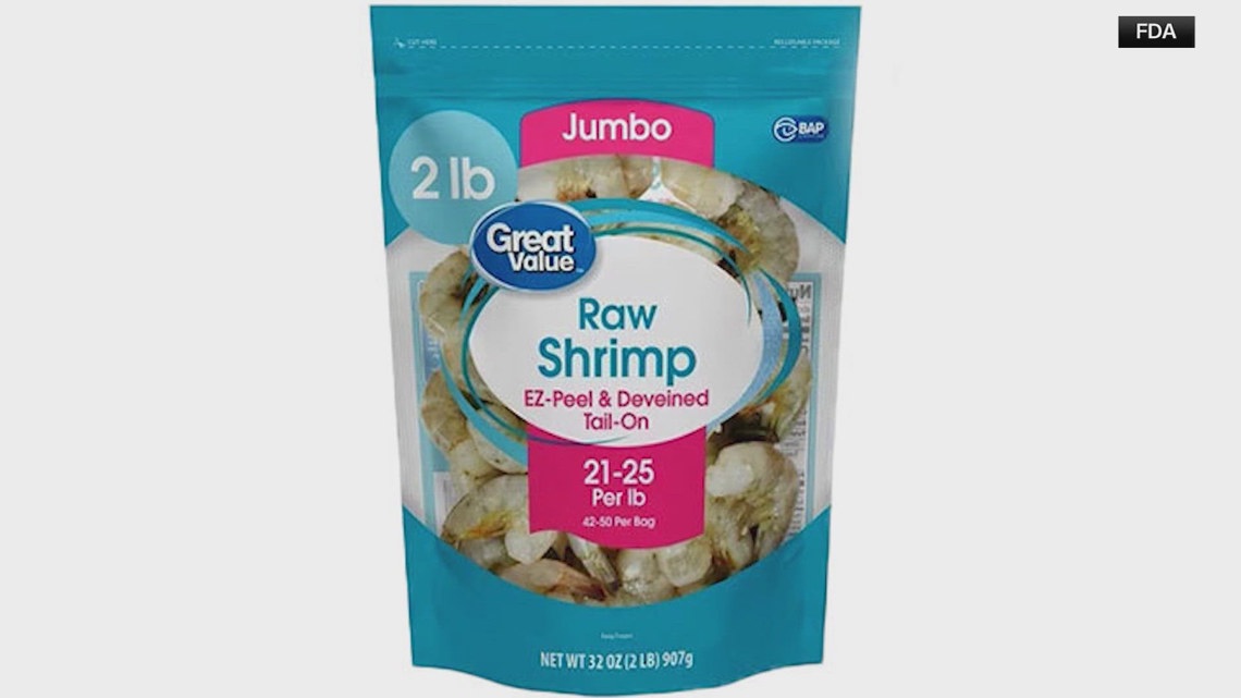 FDA recall of Great Value shrimp grows as frozen products pulled from ...