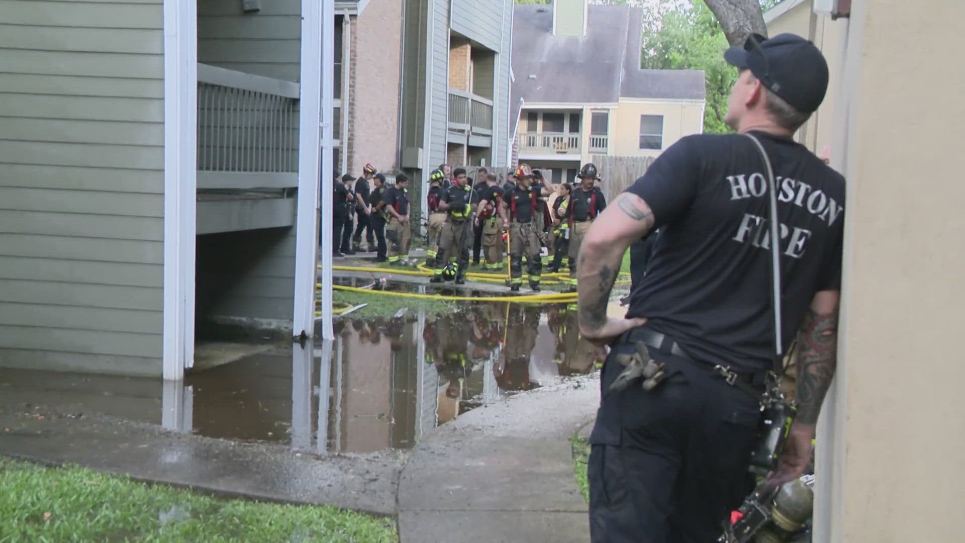 HFD: Firefighter injured, multiple families displaced after 2-alarm ...