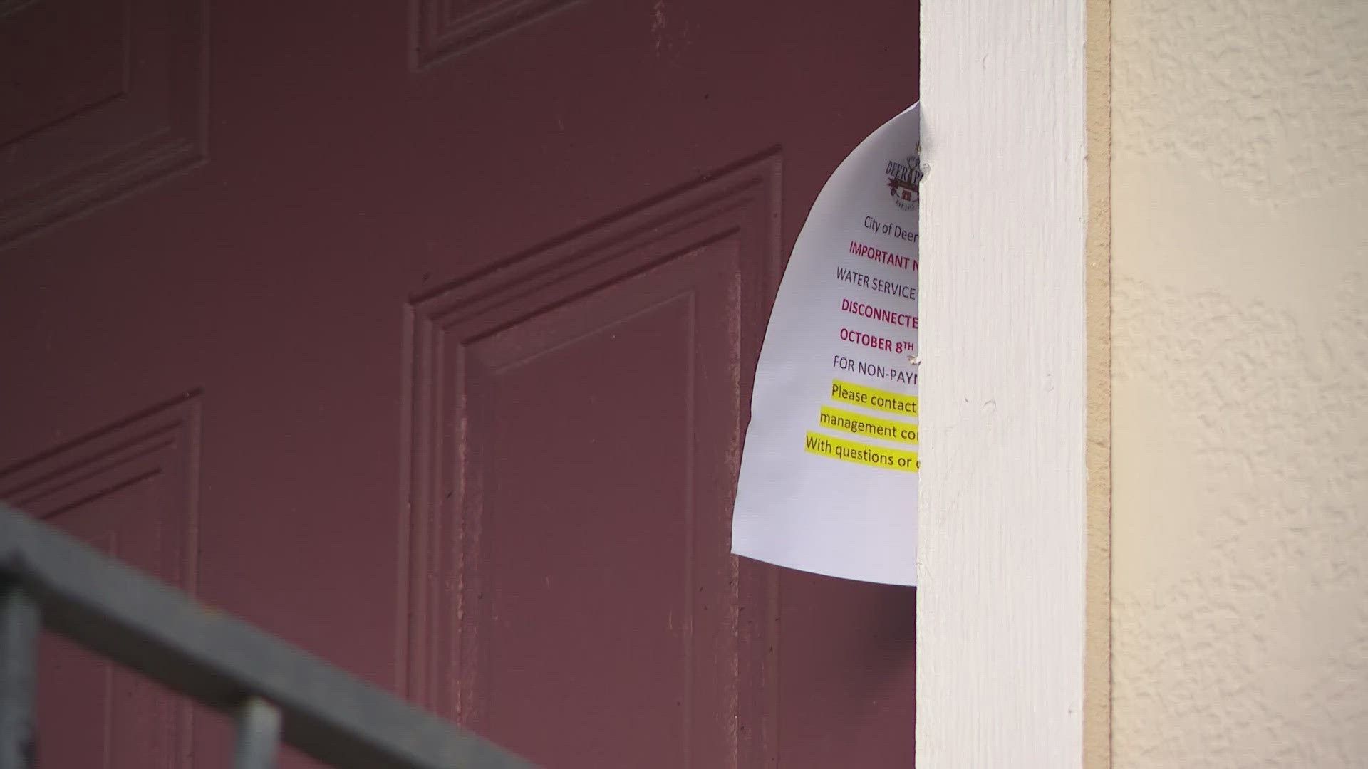 The water will stay on at Deer Park apartment complex, following KHOU ...