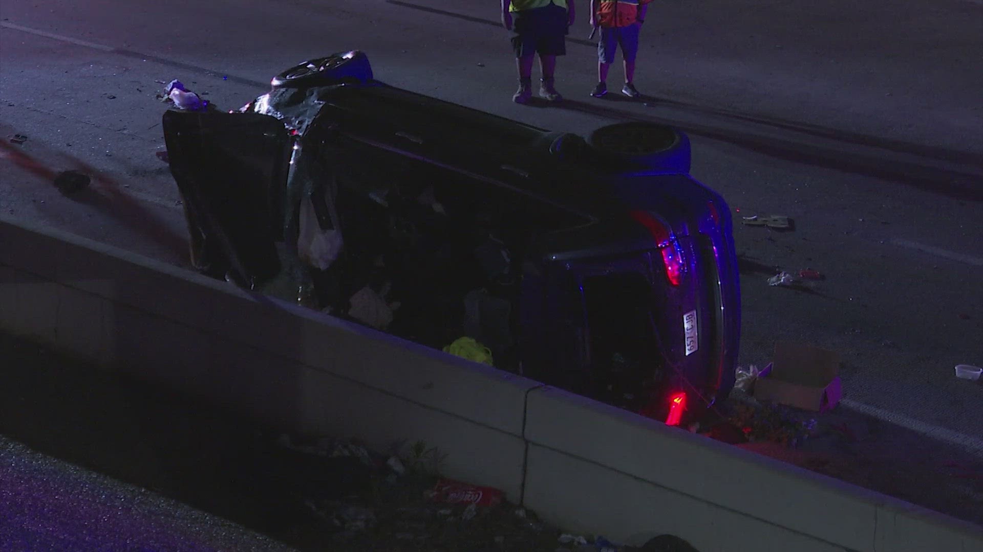 Child critically injured in rollover crash during chase, Houston police ...
