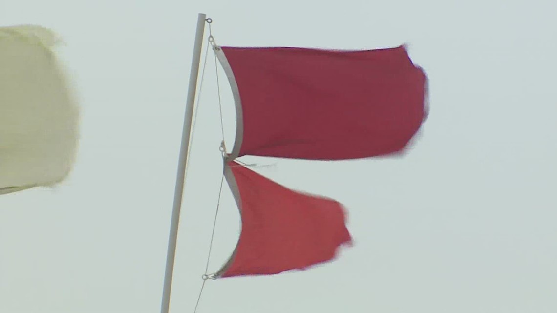 Galveston flags indicate water danger | khou.com