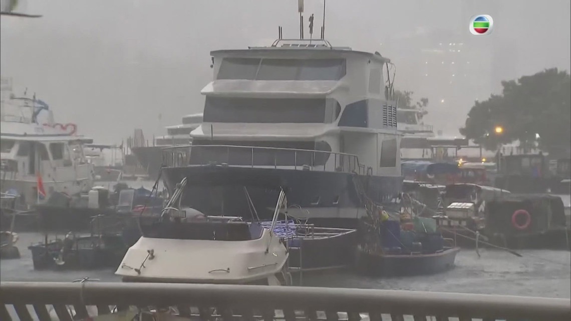 Deadly typhoon brings massive damage to Taiwan and Hong Kong | khou.com