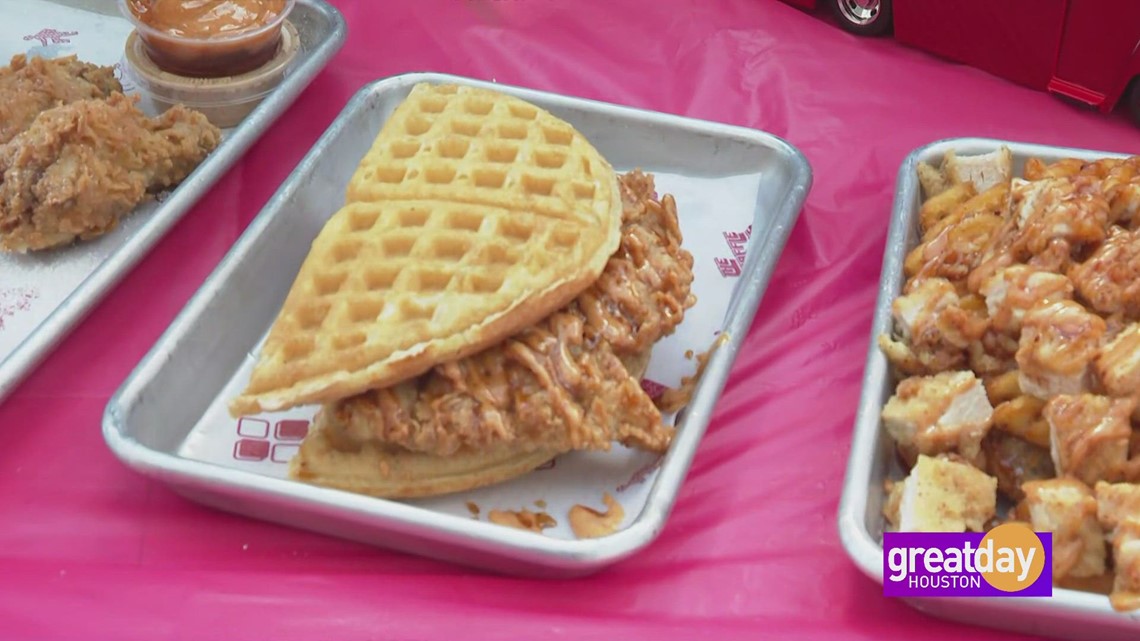 Celebrating National Fried Chicken Day with The Waffle Bus | khou.com