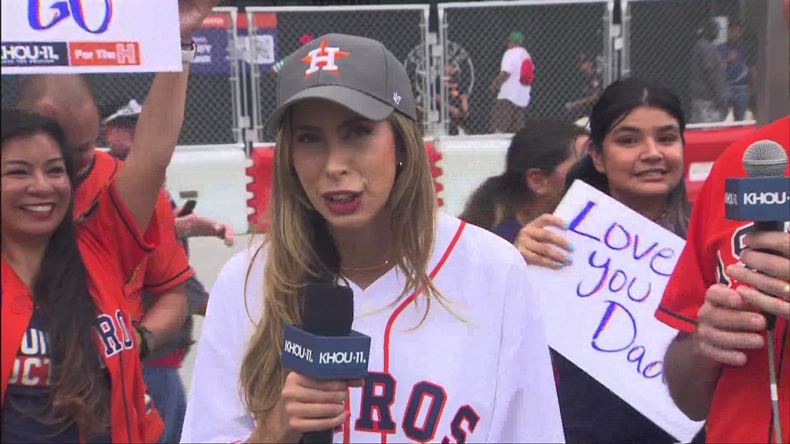 KHOU 11's new meteorologist Kim Castro gives the forecast in Spanish ...