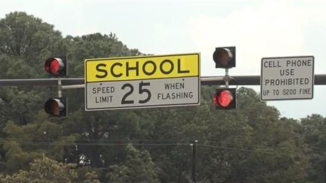 If the school zone light is flashing, you have to slow down, even in ...