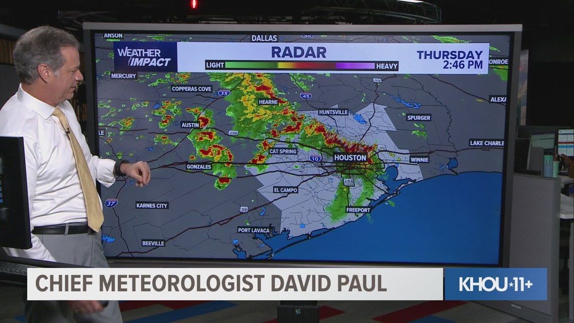 Weather Impact update: Blinding rain accompanies strong storms moving ...