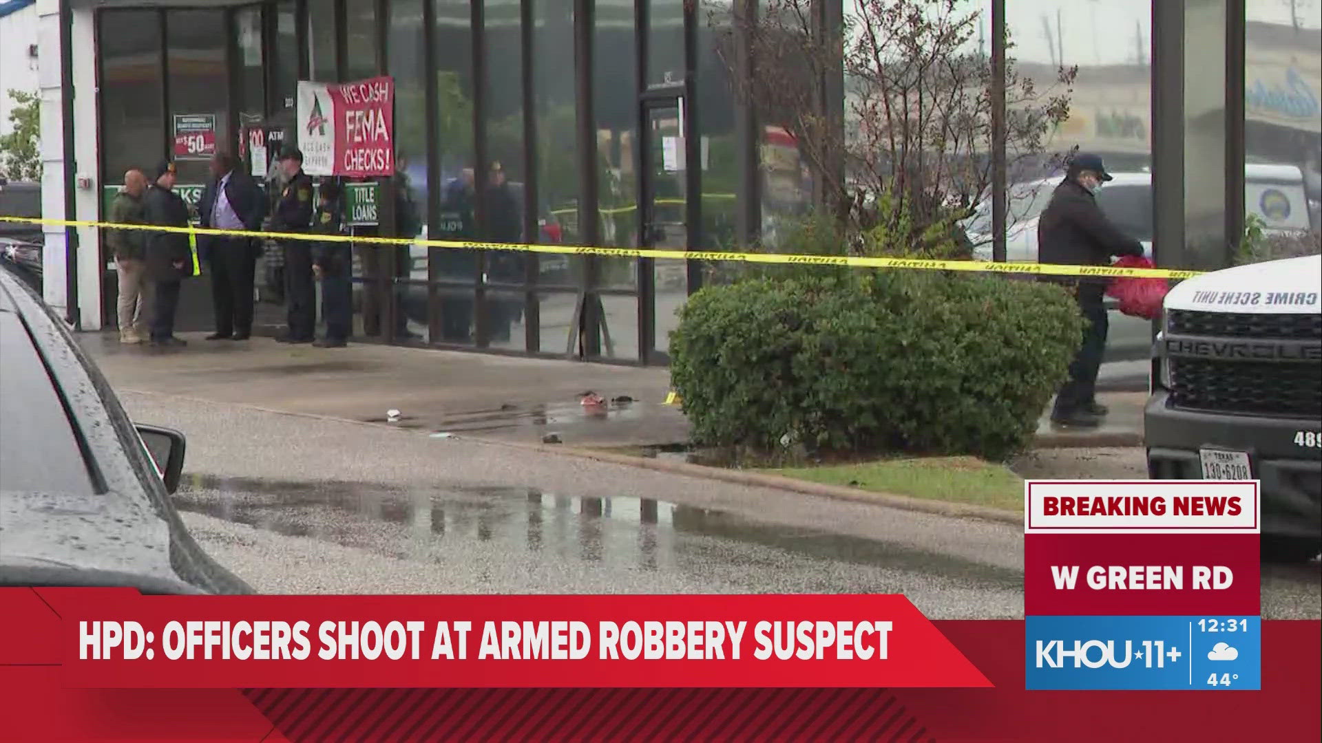 Robbery suspect used employee as human shield before being shot by ...