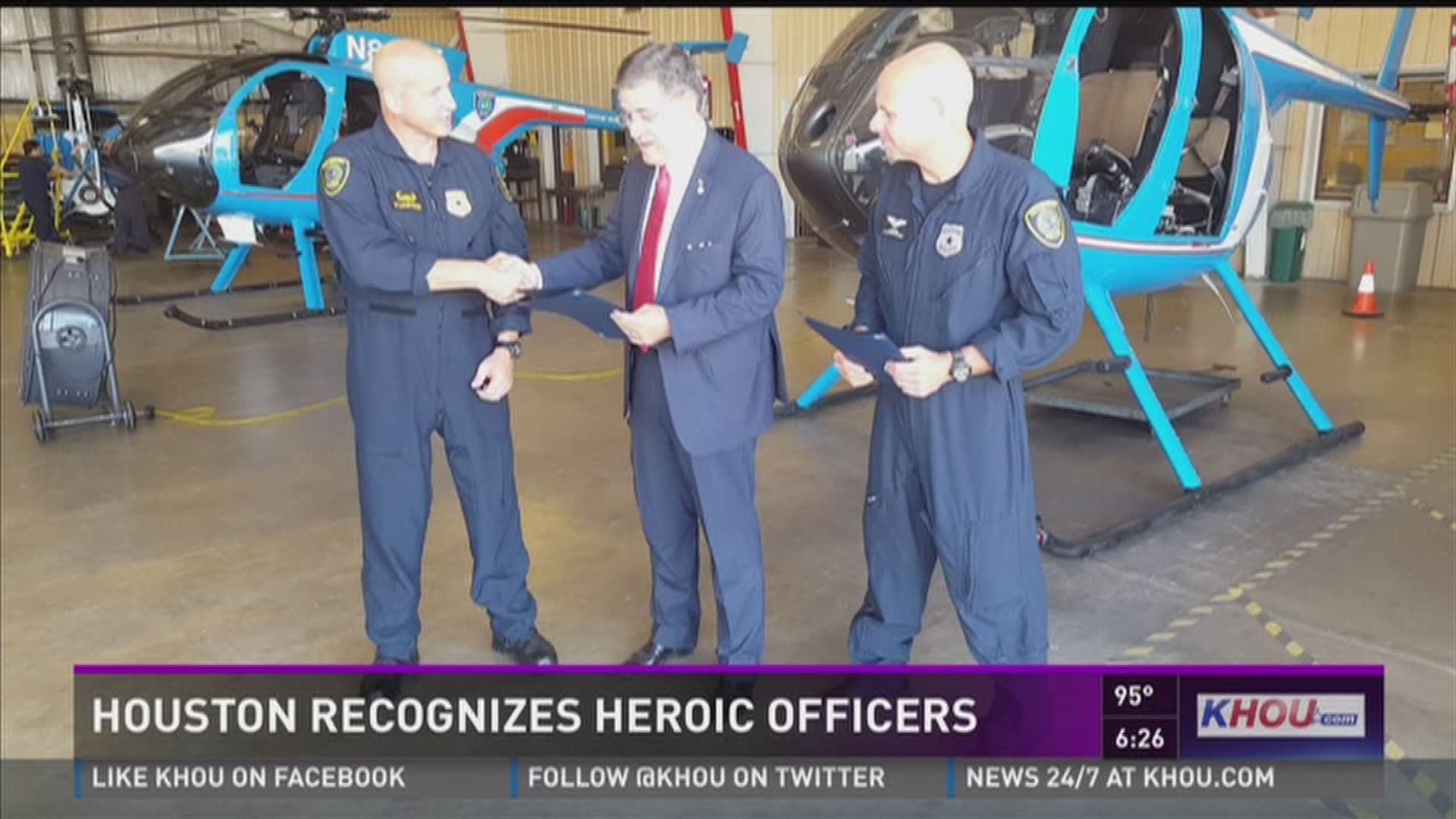Houston recognizes heroic HPD officers | khou.com