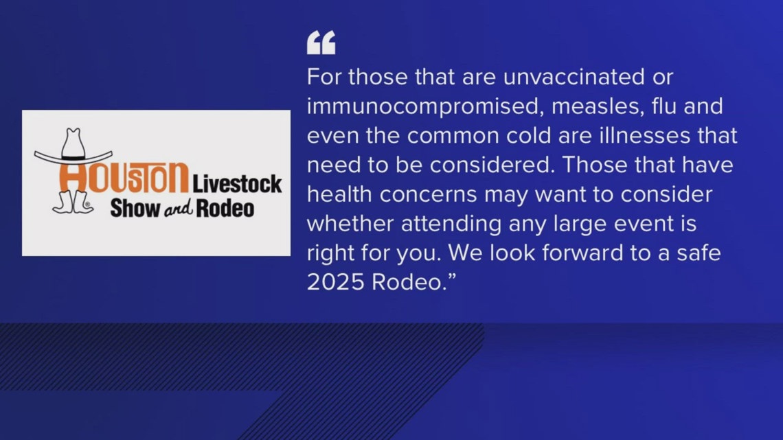 No confirmed cases of measles in Houston, but Houston rodeo issues ...