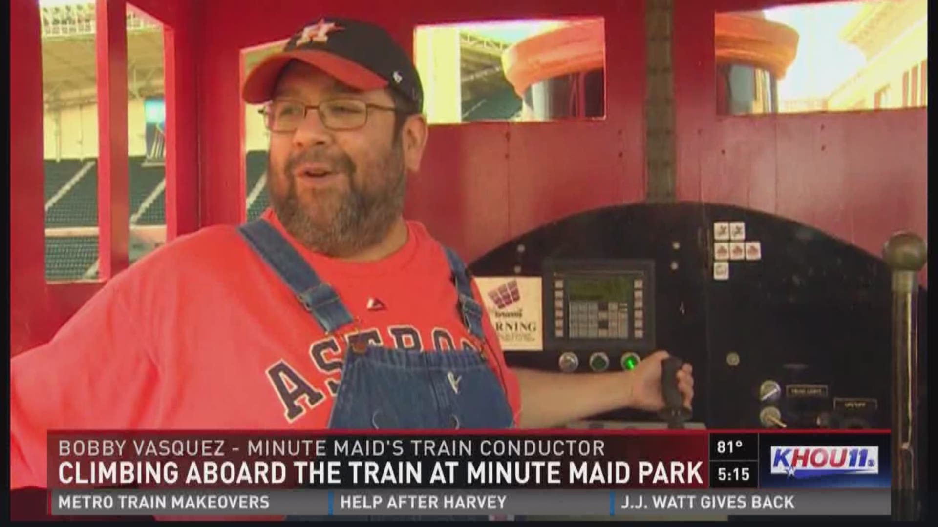 Bobby Dynamite is the conductor for the Astros train | khou.com