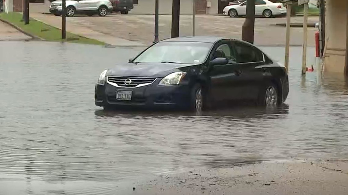 San Bernard River At Major Flood Stage After Heavy Rainfall Inundates