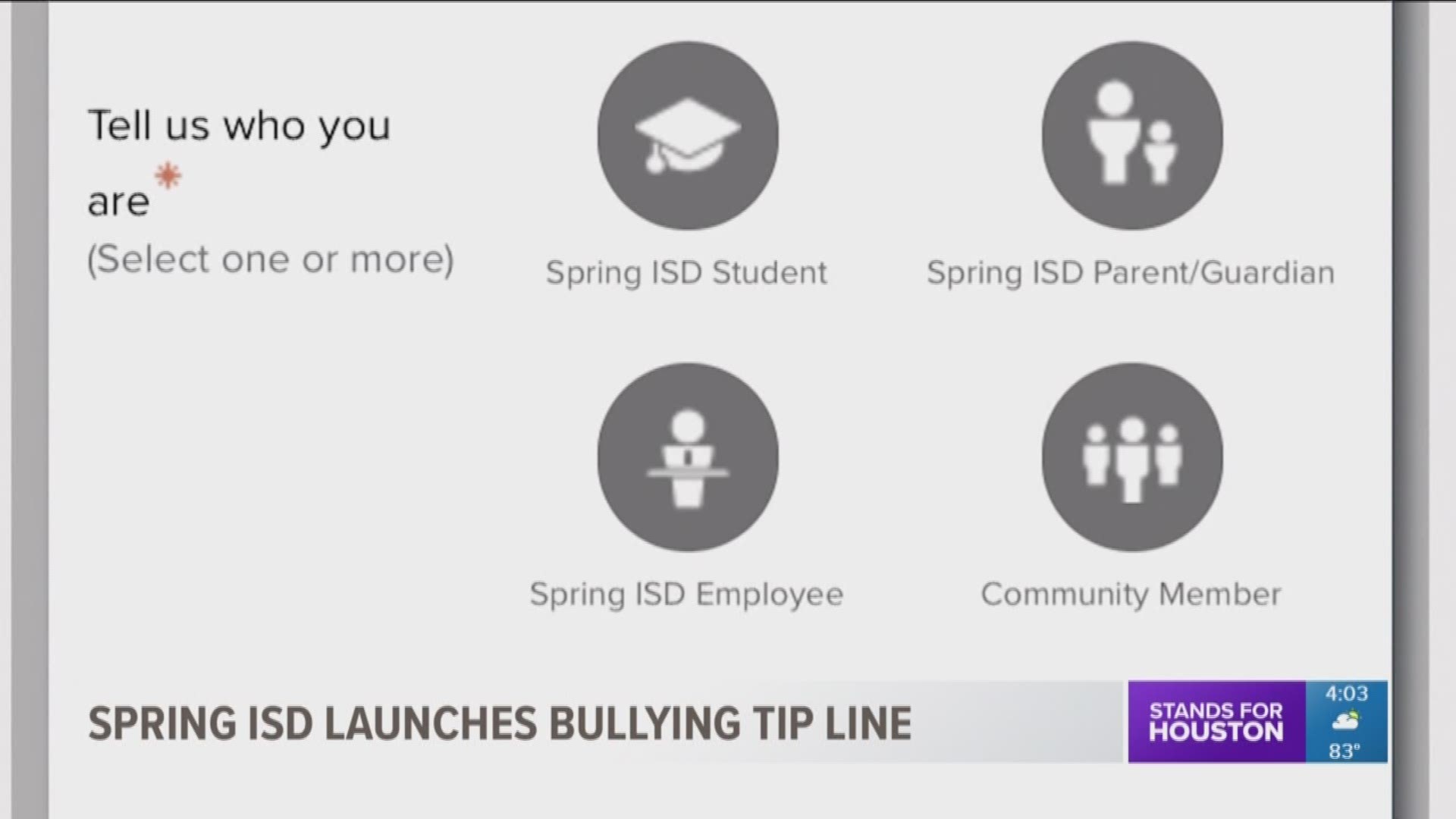 Spring ISD launches new bullying prevention tool | khou.com