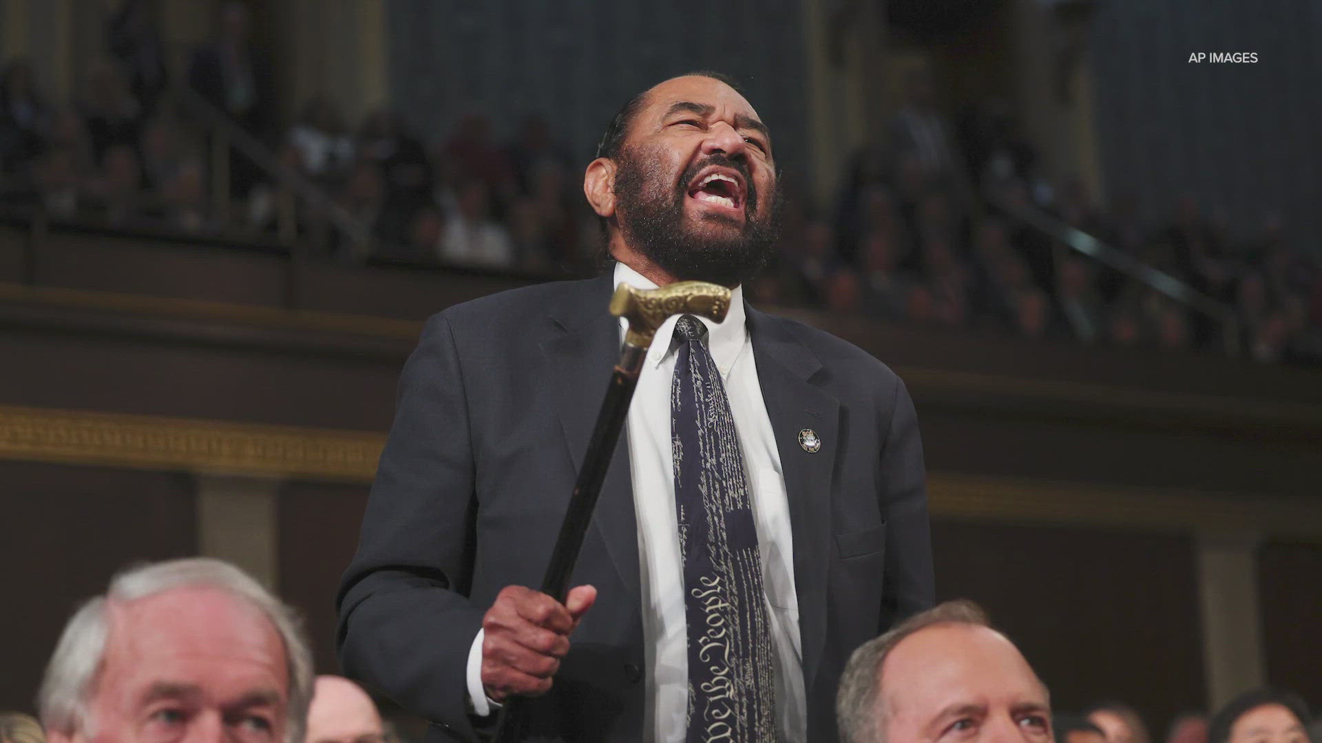 Rep. Al Green faces censure vote after speaking out in protest at joint ...