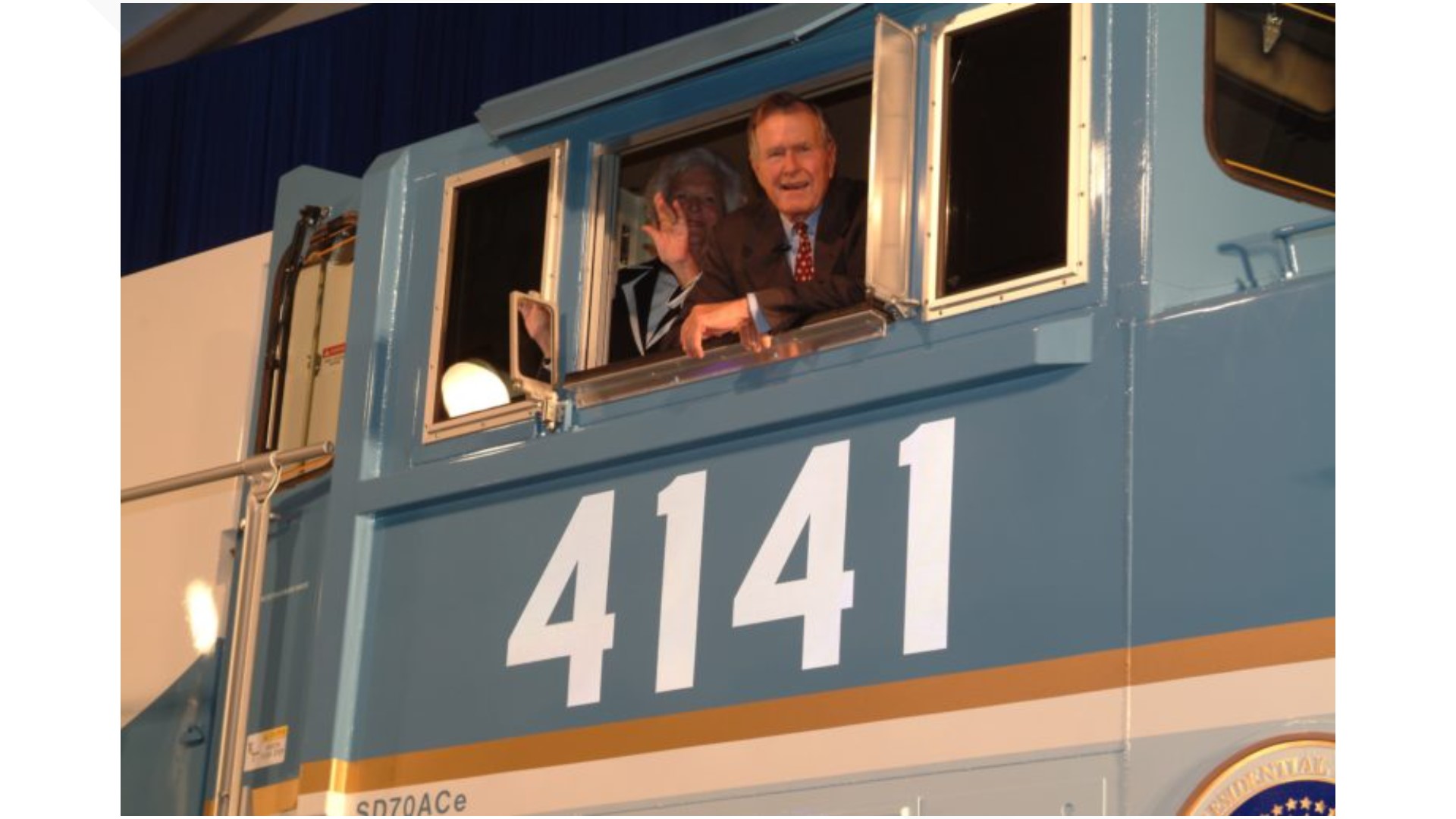 George Bush train Engine 4141 to be kept in College Station | khou.com