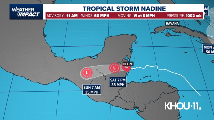 Tropical update: Tropical storms Oscar, Nadine churning | khou.com