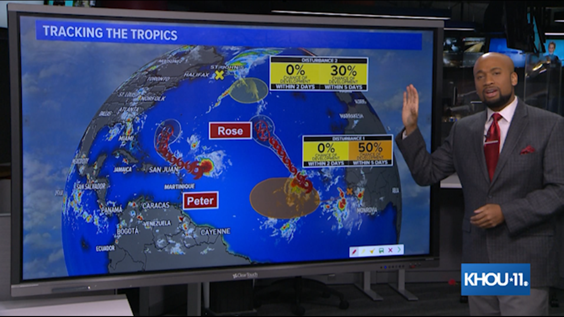 Tropical Storms Rose and Peter updates | khou.com