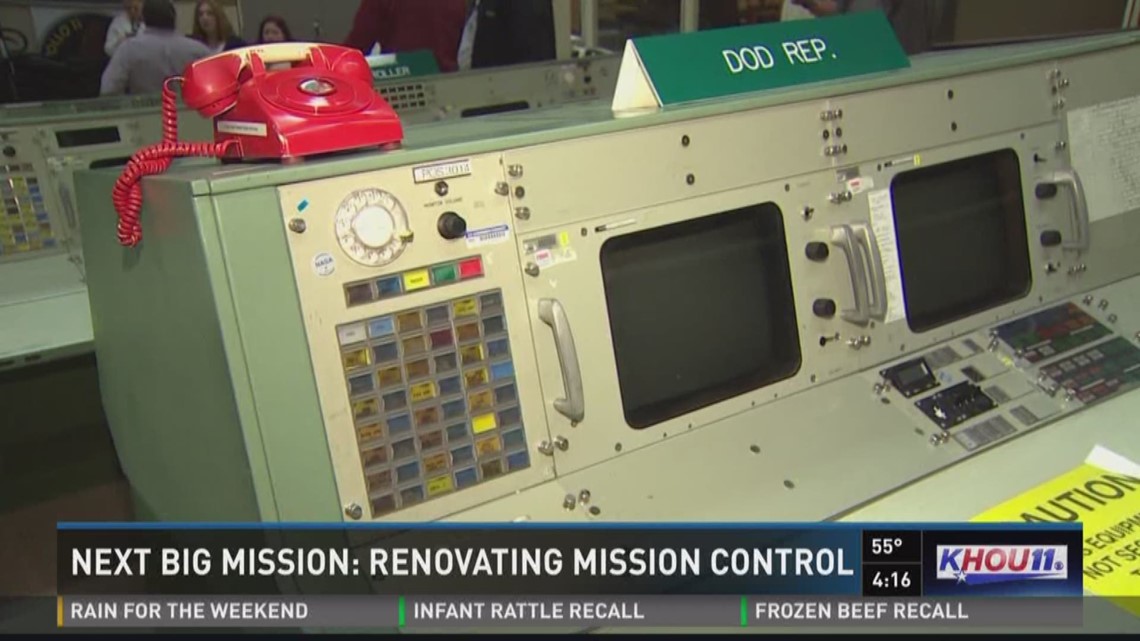 JSC's historic Mission Control gets retro makeover | khou.com