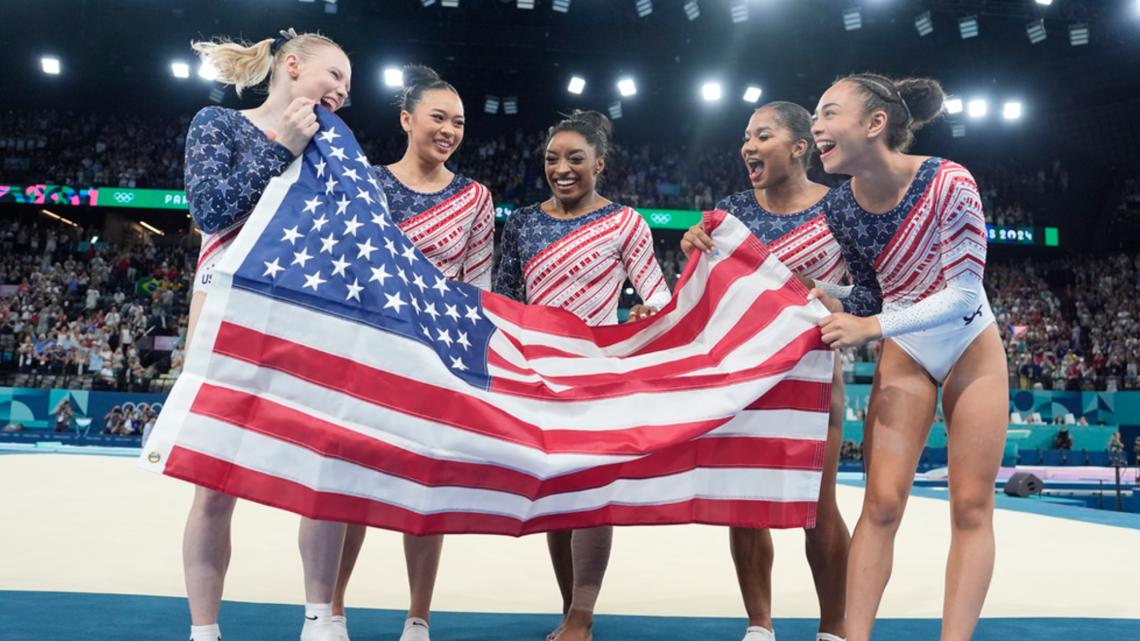 What Simone Biles called U.S. gymnastics team after winning gold | khou.com