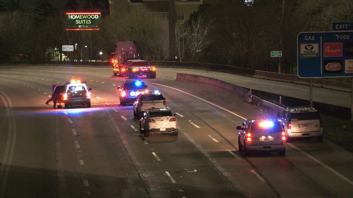 Deadly fiery crash closes North Freeway | Houston, Texas traffic | khou.com