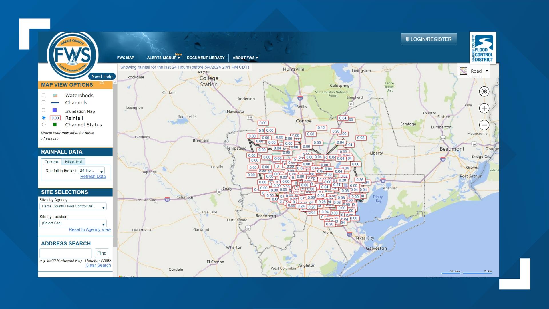 Houston, Texas flooding: How to check bayous and stream levels | khou.com