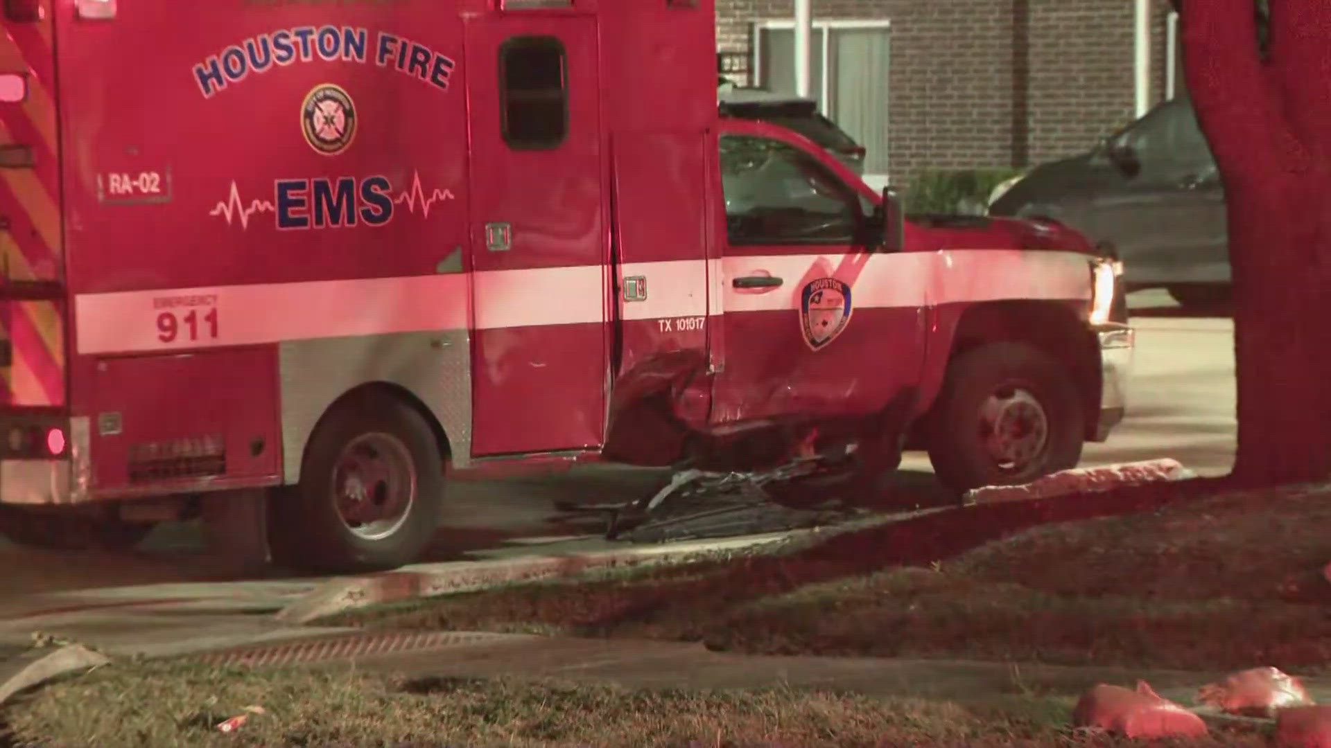 Ambulance involved in crash on Westpark Drive | khou.com
