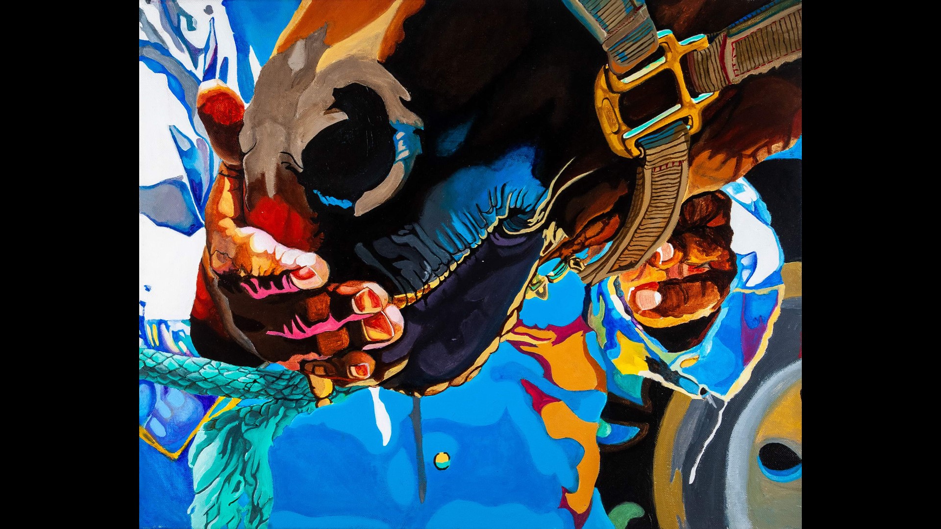 Houston-area high school painter wins another award at rodeo | khou.com