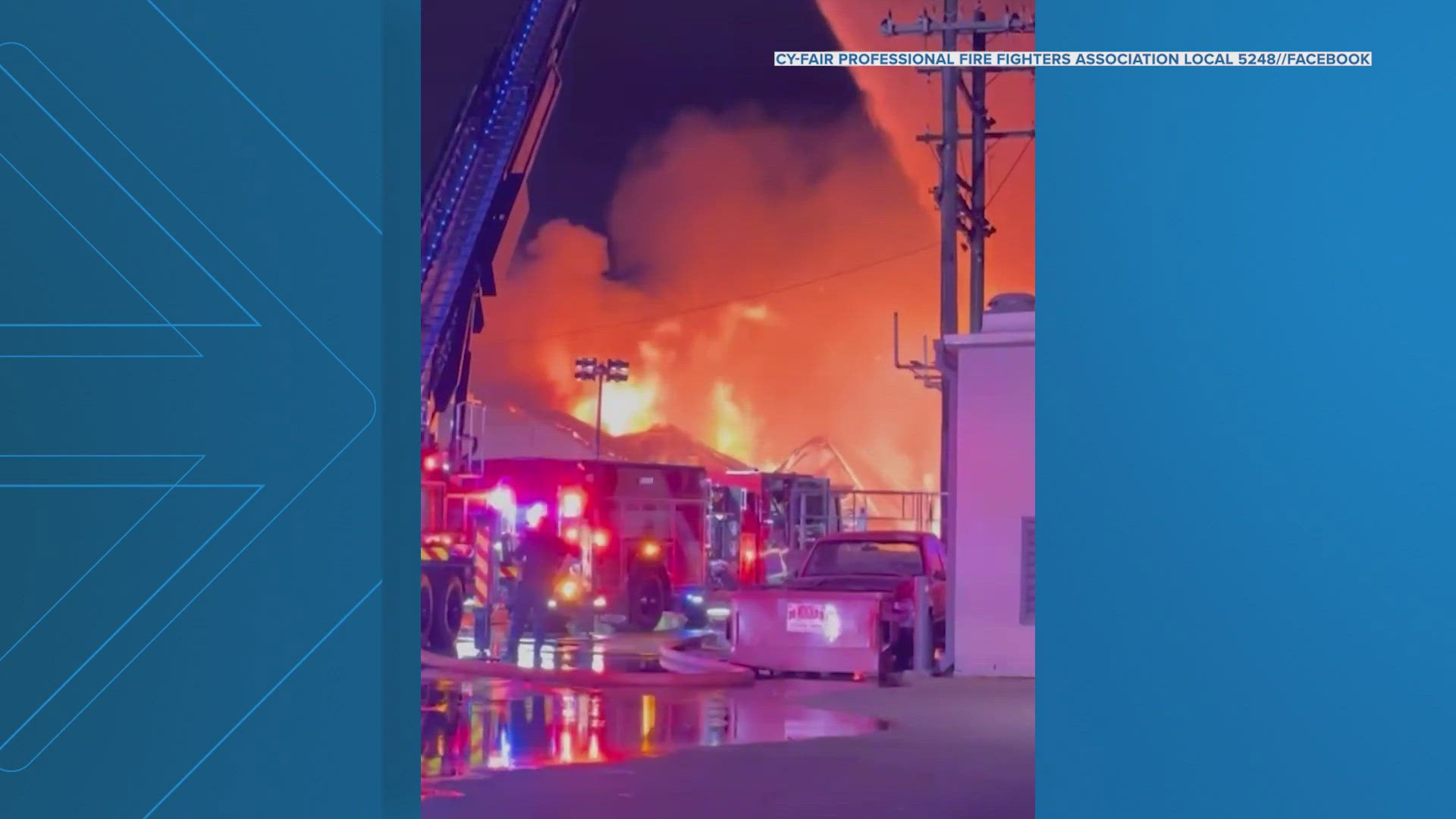 Fire breaks out at northwest Harris County commercial building | khou.com