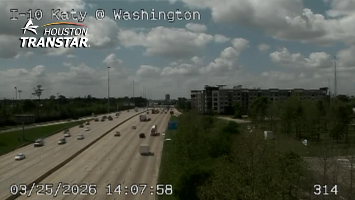 Update: I-10 Katy Freeway frontage road, exits closed in the Heights ...