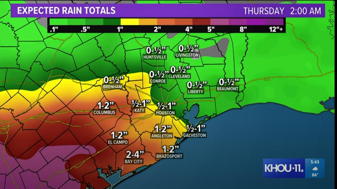 Gulf of Mexico weather: Heavy rain possible for Texas next week | khou.com