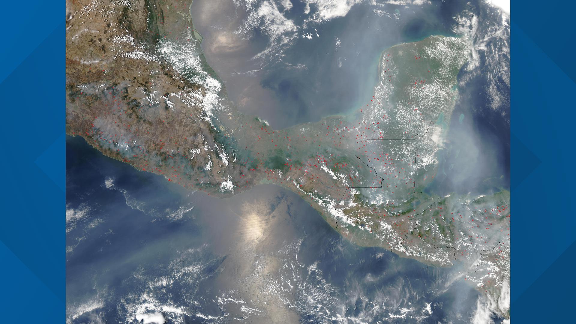 Hazy skies linger in southeast Texas amid Mexico fires | khou.com
