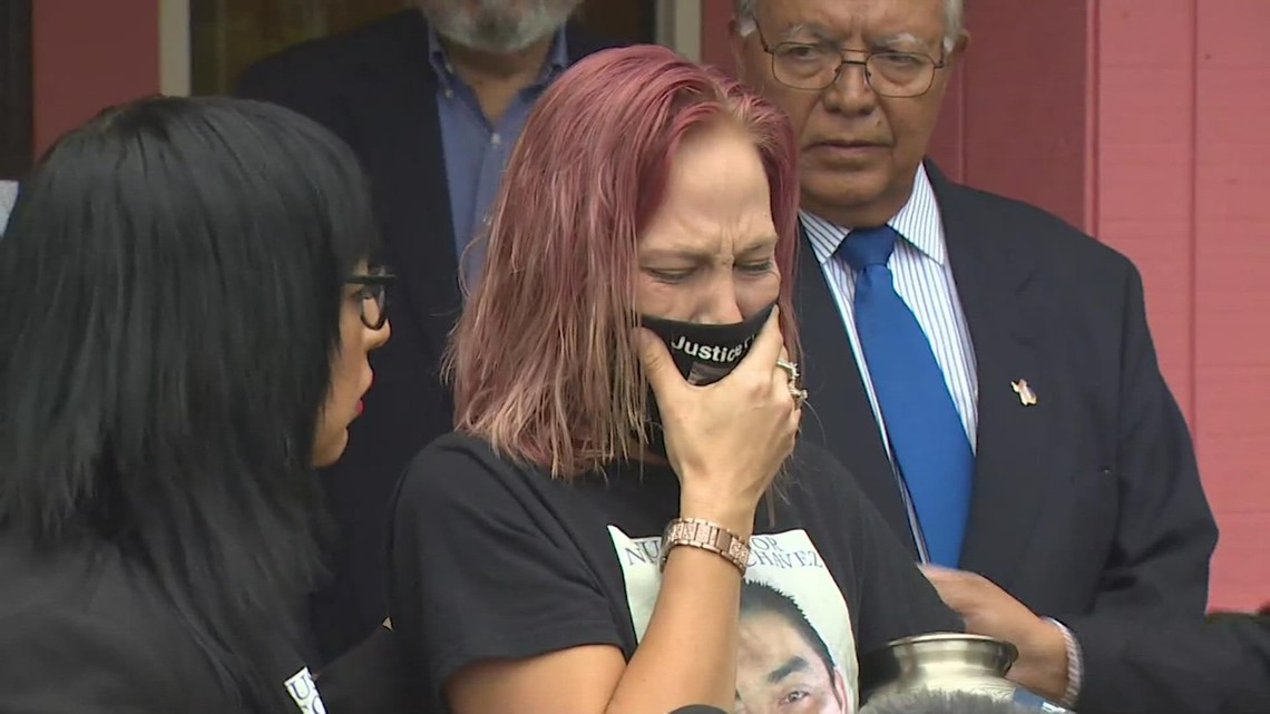 Nicolas Chavez wife disappointed HPD offices will not be charged | khou.com