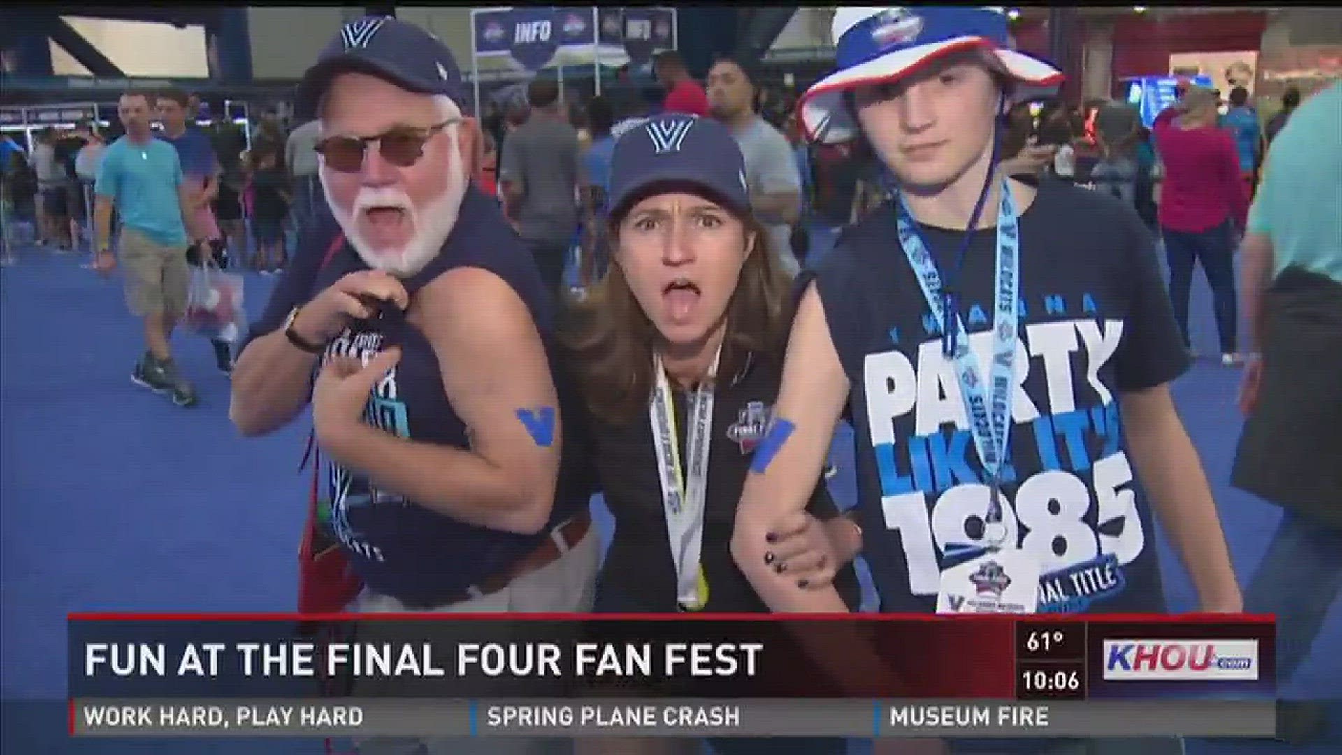 Fans big and small enjoy Final Four Fan Fest Sunday | khou.com