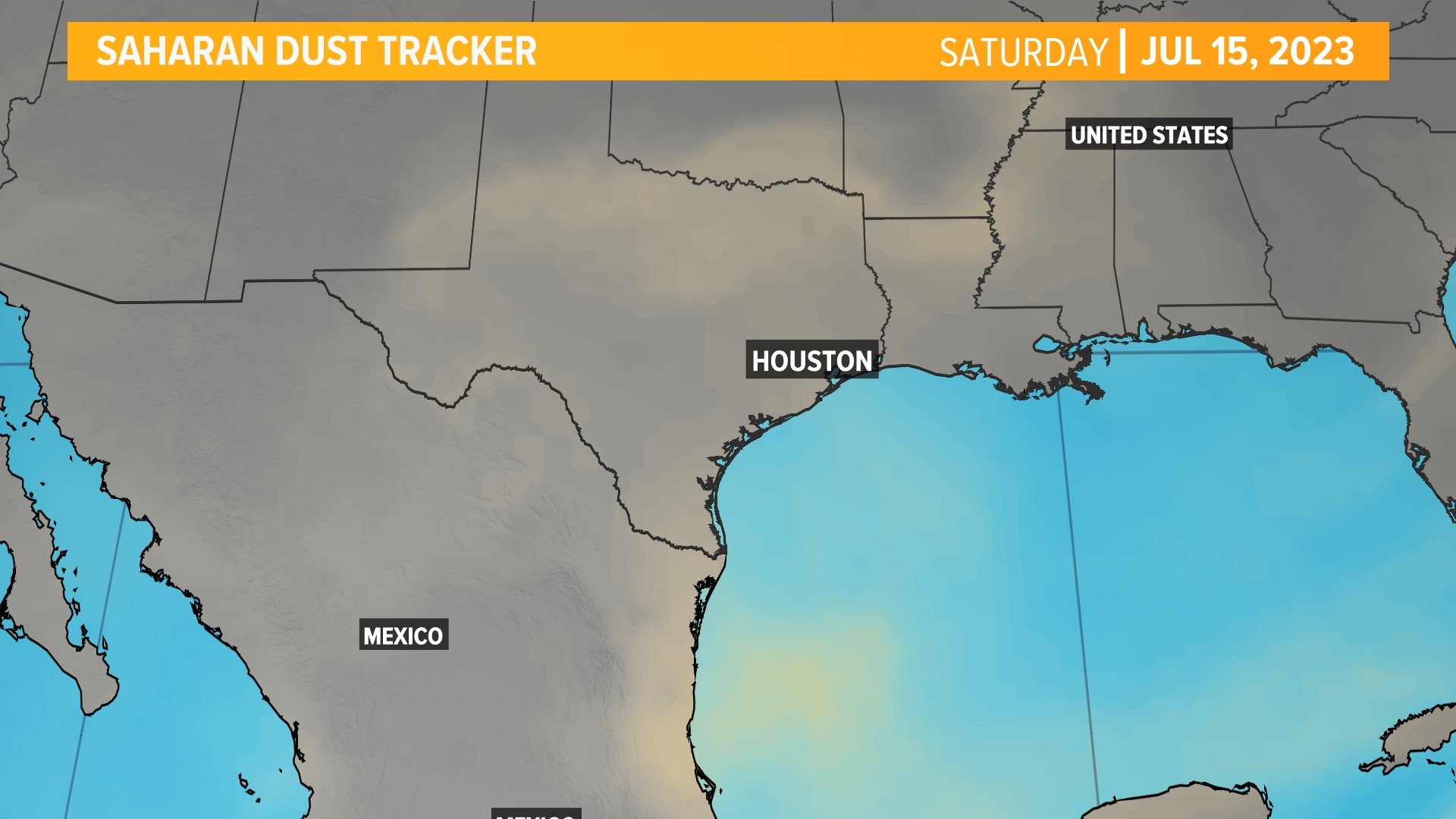 Saharan dust Houston 2023: Plume expected to arrive Friday | khou.com