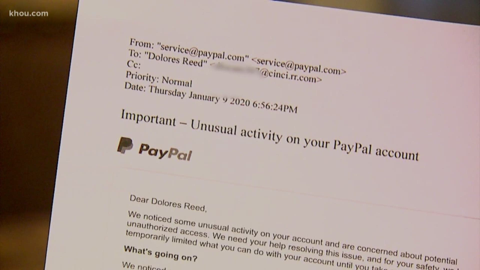 New phishing scam targeting PayPal users | khou.com