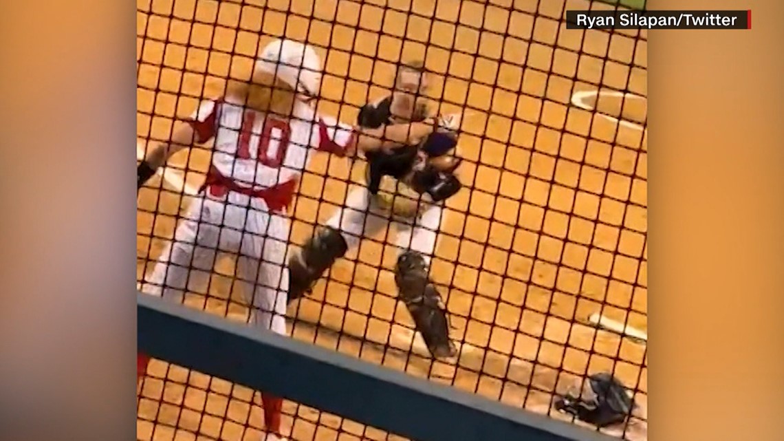Texas softball player pulls off made you look trick | khou.com